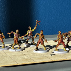 3D Printable Stitched Zombies - Vampiric Undead by One Page Rules