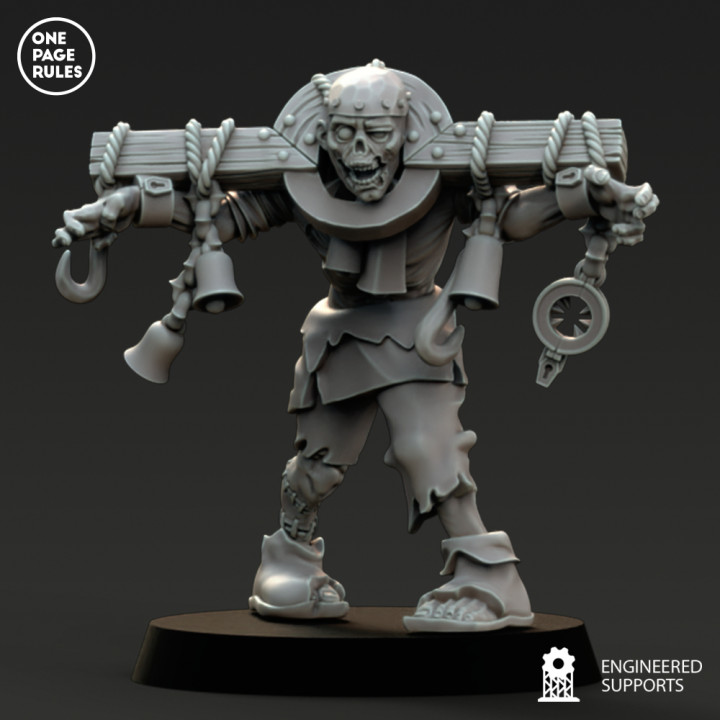 3D Printable Stitched Zombies - Vampiric Undead by One Page Rules