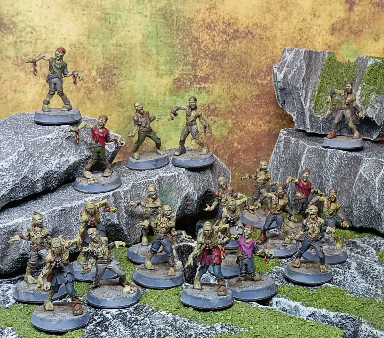 3D Printable Stitched Zombies - Vampiric Undead by One Page Rules