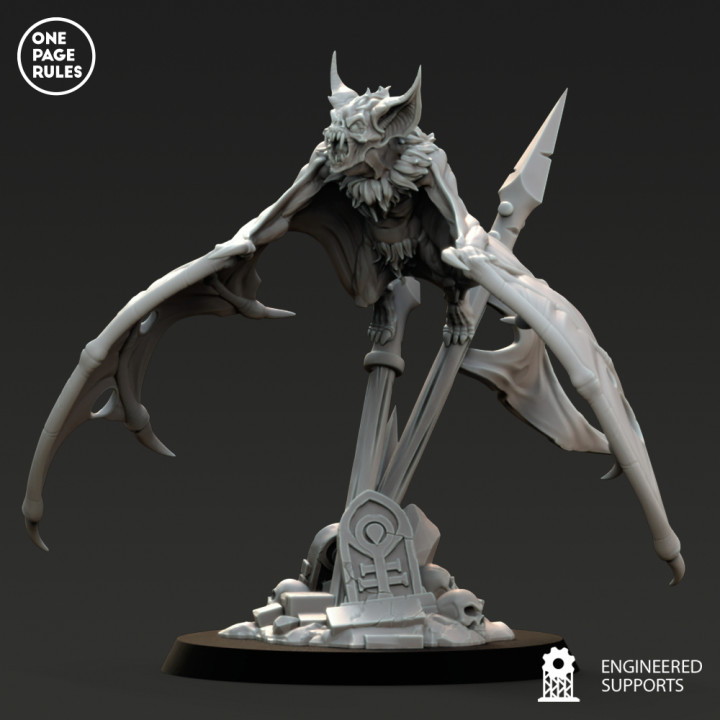3D Printable Giant Bats - Vampiric Undead by One Page Rules