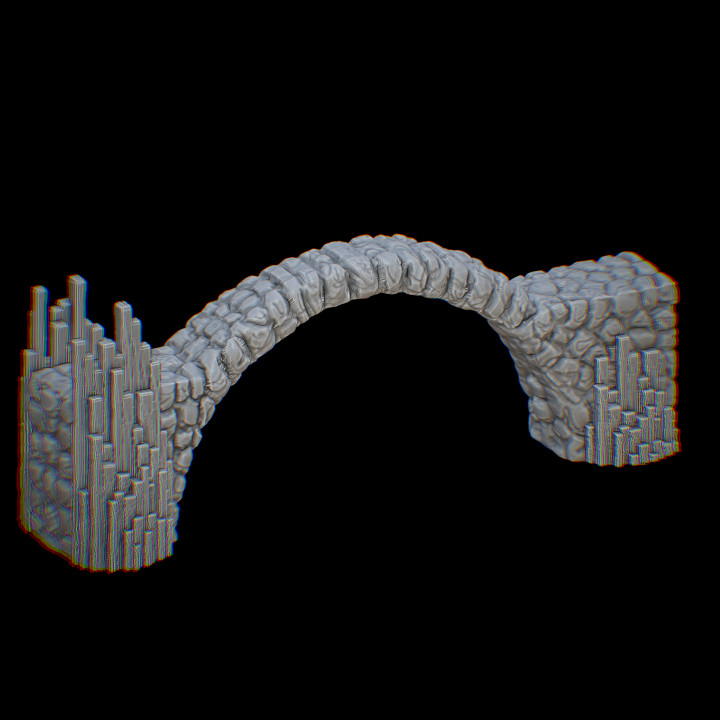 3D Printable Fantasy Bridges by Key Capas