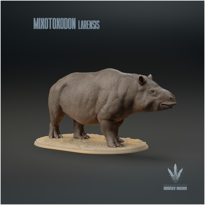 3D Printable Mixotoxodon larensis : The Rhino-like Mammal by Miniature ...