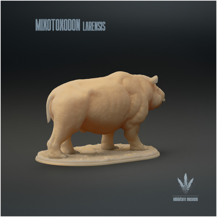 3D Printable Mixotoxodon larensis : The Rhino-like Mammal by Miniature ...