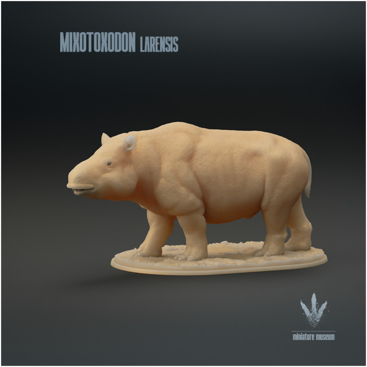 3D Printable Mixotoxodon larensis : The Rhino-like Mammal by Miniature ...