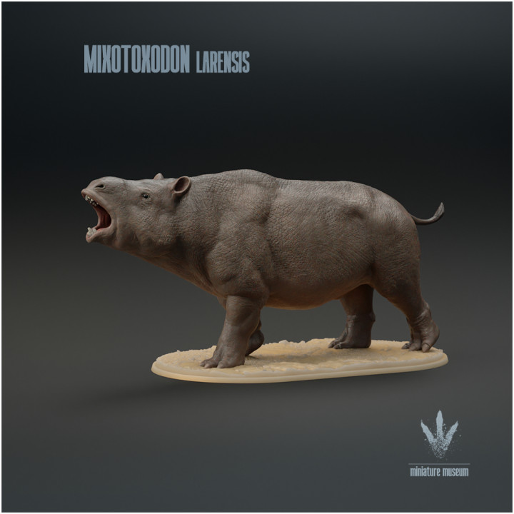 3D Printable Mixotoxodon larensis : Vocalizing by Miniature Museum