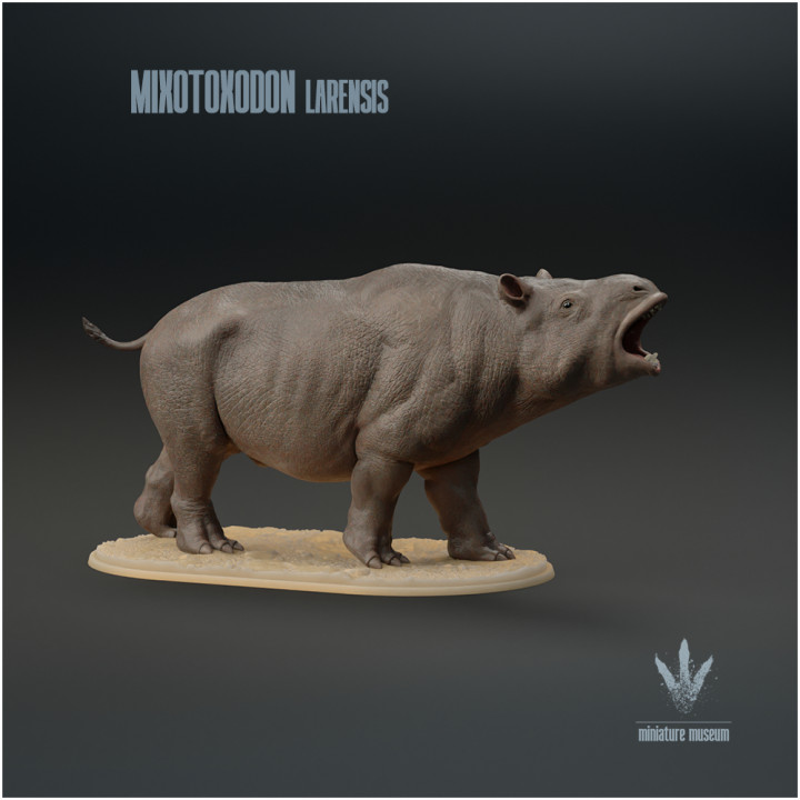 3D Printable Mixotoxodon larensis : Vocalizing by Miniature Museum