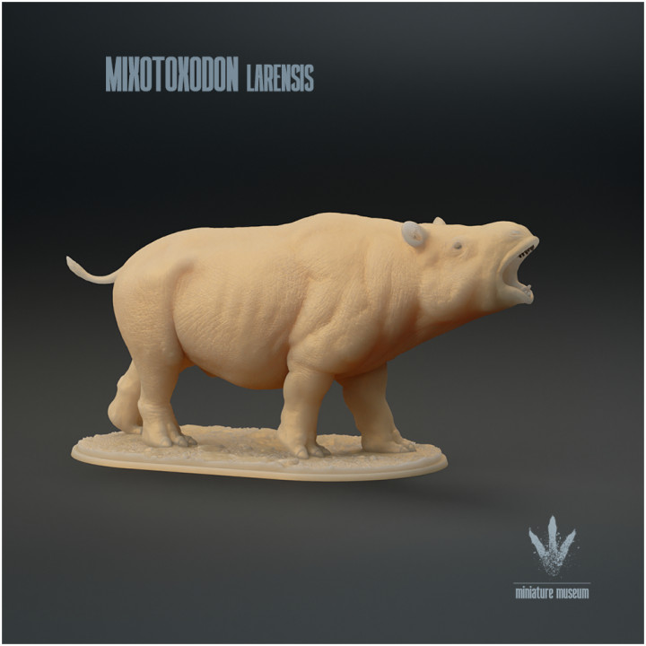 3D Printable Mixotoxodon larensis : Vocalizing by Miniature Museum