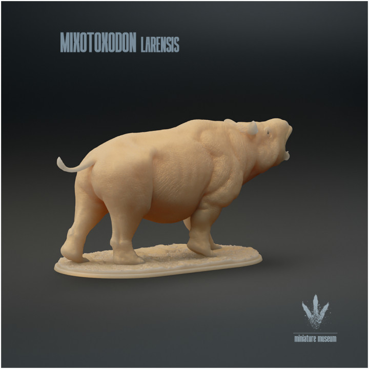 3D Printable Mixotoxodon larensis : Vocalizing by Miniature Museum