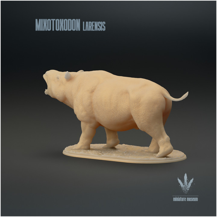 3D Printable Mixotoxodon larensis : Vocalizing by Miniature Museum