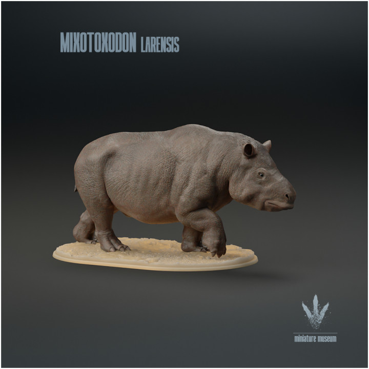 3D Printable Mixotoxodon larensis : Walking by Miniature Museum