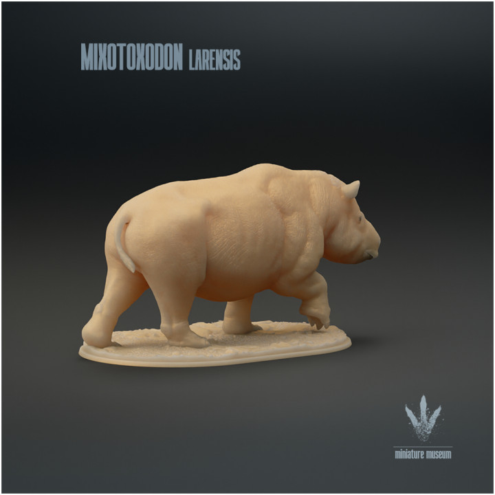 3D Printable Mixotoxodon larensis : Walking by Miniature Museum