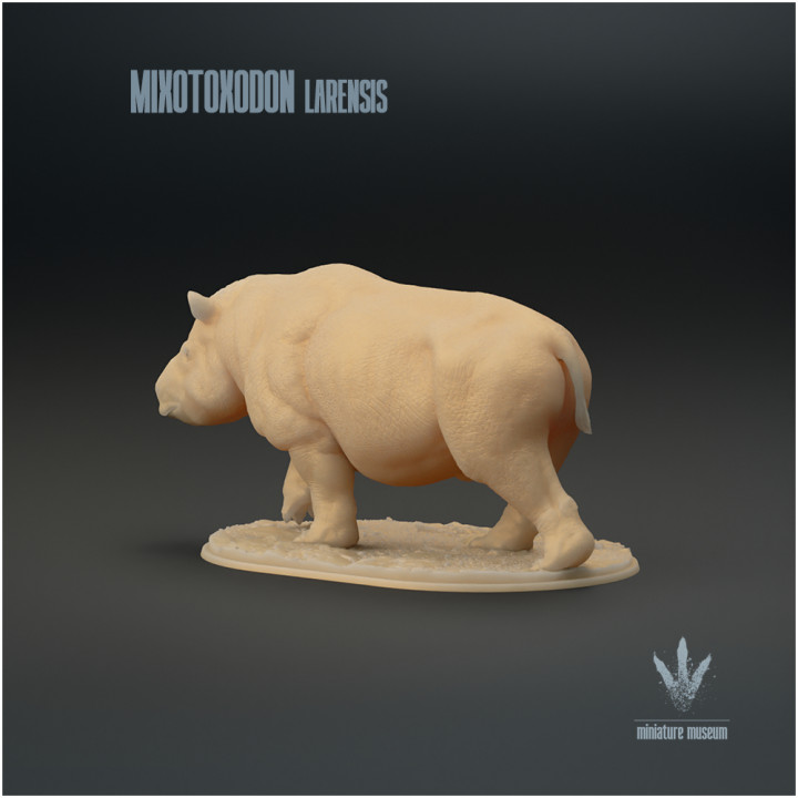 3D Printable Mixotoxodon larensis : Walking by Miniature Museum