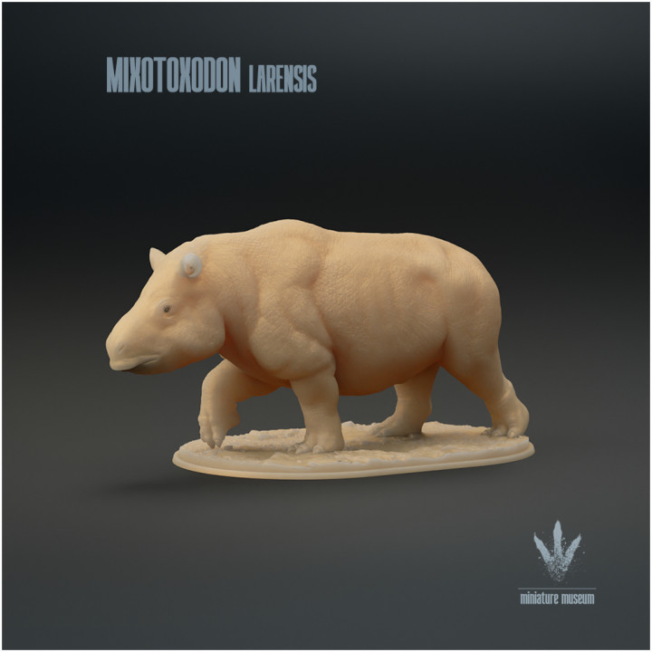 3D Printable Mixotoxodon larensis : Walking by Miniature Museum