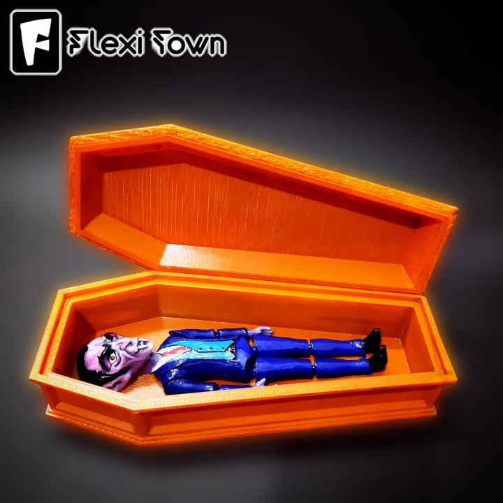 3D Printable Flexi Print-in-Place Dracula by Flexi Town 3D Printable Flexi Print-in-Place Dracula by Flexi Town