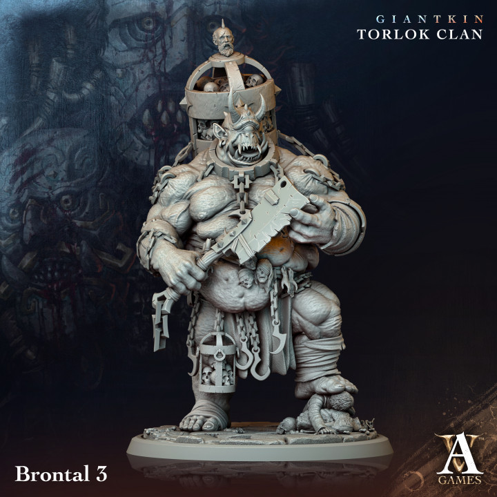 3D Printable Giantkin - Torlok Clan - Bundle by Archvillain Games
