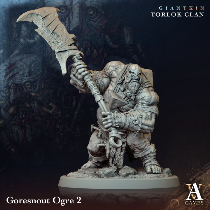 3D Printable Giantkin - Torlok Clan - Bundle by Archvillain Games