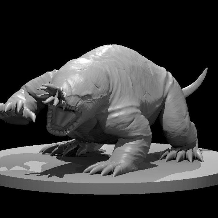 3D Printable Dogmole by Miguel Zavala