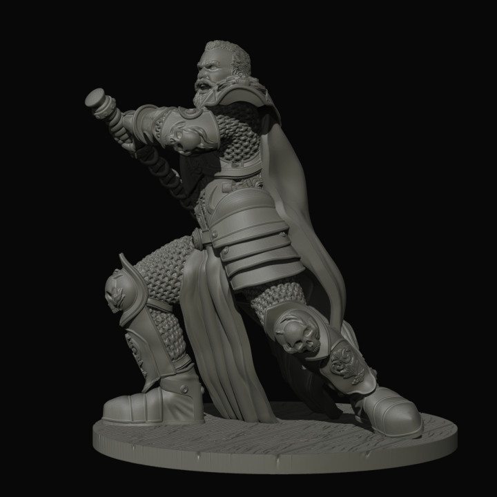 3D Printable Knight Captain of Cremation by Marzbar-the-Creator