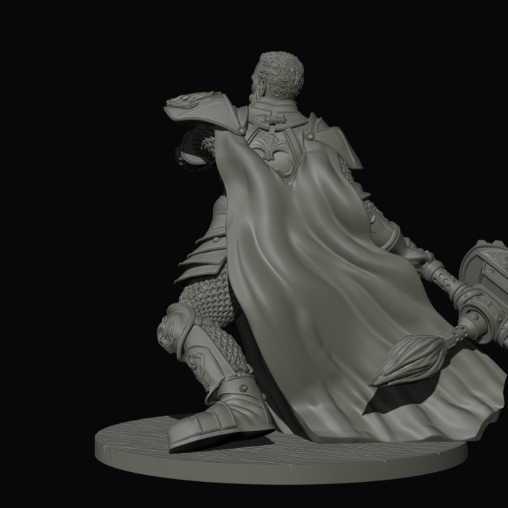 3D Printable Knight Captain of Cremation by Marzbar-the-Creator