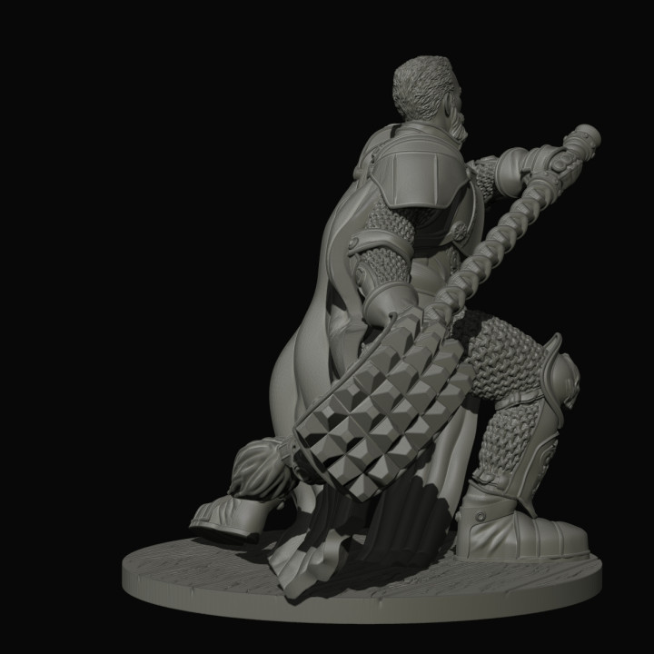 3D Printable Knight Captain of Cremation by Marzbar-the-Creator