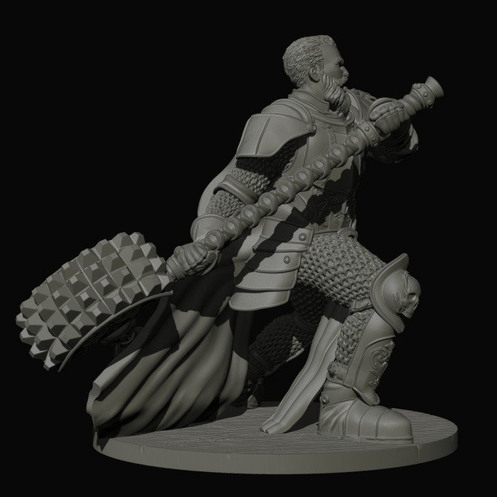 3D Printable Knight Captain of Cremation by Marzbar-the-Creator