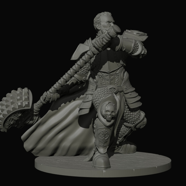 3D Printable Knight Captain of Cremation by Marzbar-the-Creator