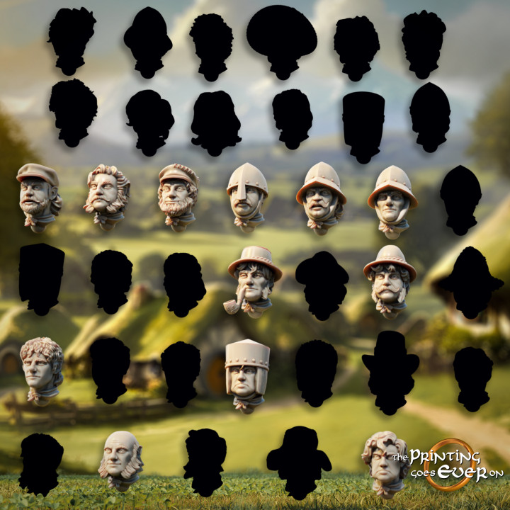 3D Printable Modular Halfling Riders - Presupported by The Printing ...