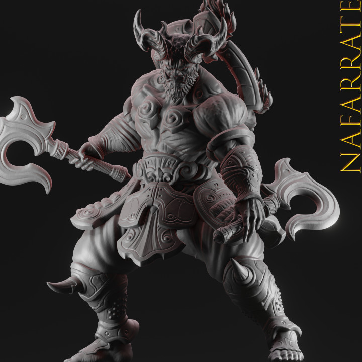 3D Printable Kagutsuchi by Nafarrate Designs