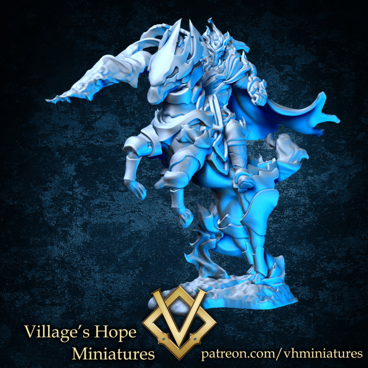 3D Printable Shadow Knight General by Village's Hope Miniatures