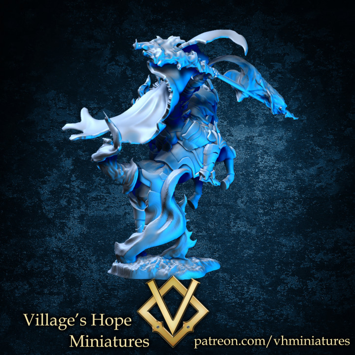 3D Printable Shadow Knight General by Village's Hope Miniatures