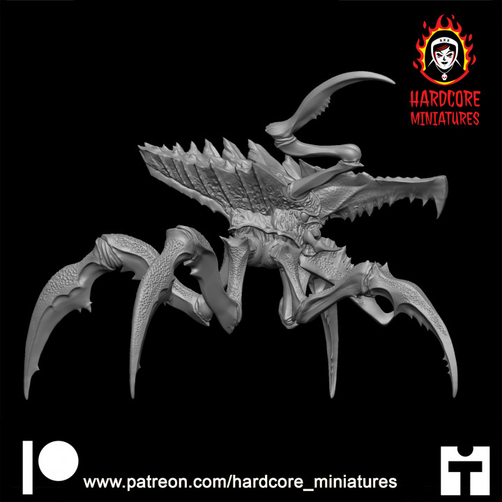 3D Printable Star Alien Bugs by Hardcore Miniatures
