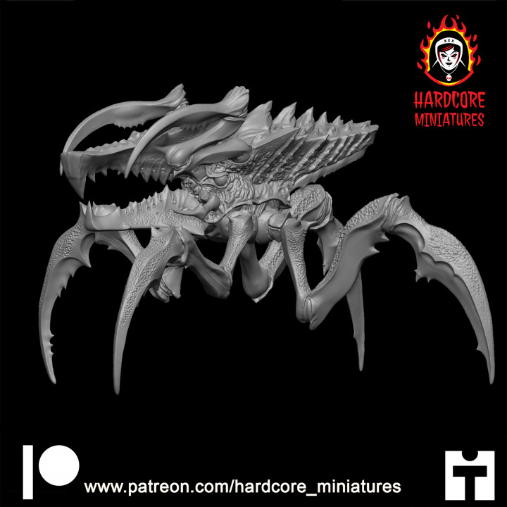 3D Printable Star Alien Bugs by Hardcore Miniatures
