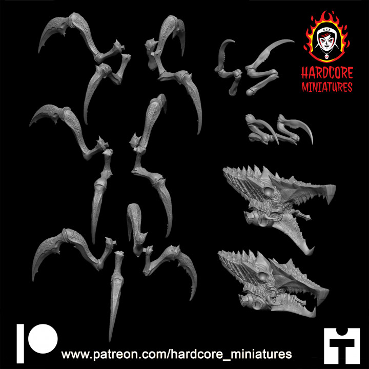 3D Printable Star Alien Bugs by Hardcore Miniatures