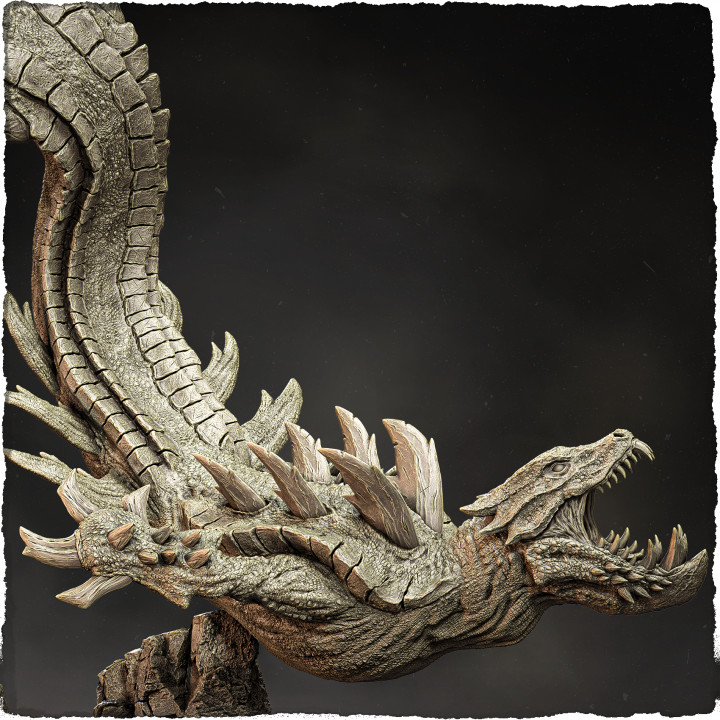 3D Printable Ancient Leviathan by Evox Arts