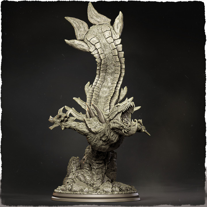 3D Printable Ancient Leviathan by Evox Arts