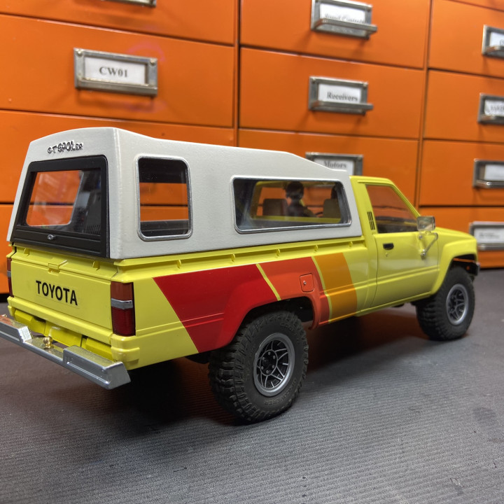 3D Printable FMS Toyota Hilux Camper Shell by AMPro Engineering