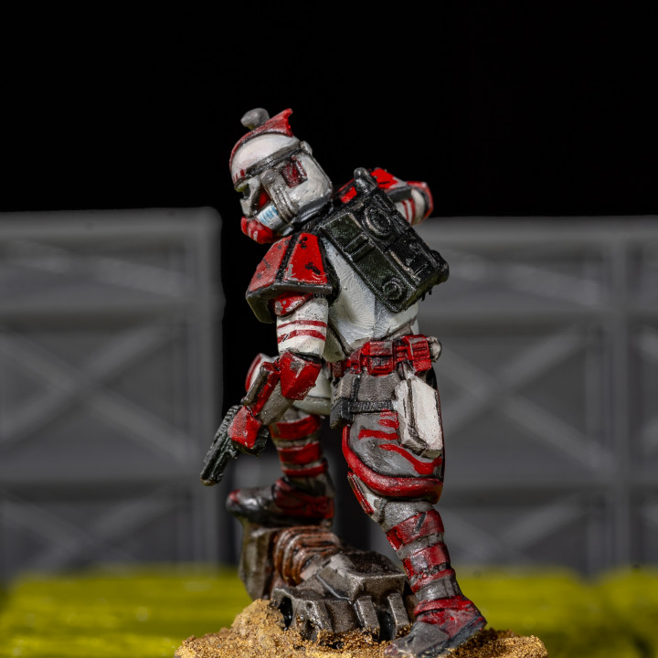 3D Printable ARC Trooper Clone Miniatures by Galactic Armory