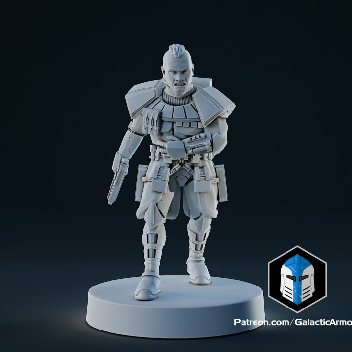 3D Printable ARC Trooper Clone Miniatures by Galactic Armory