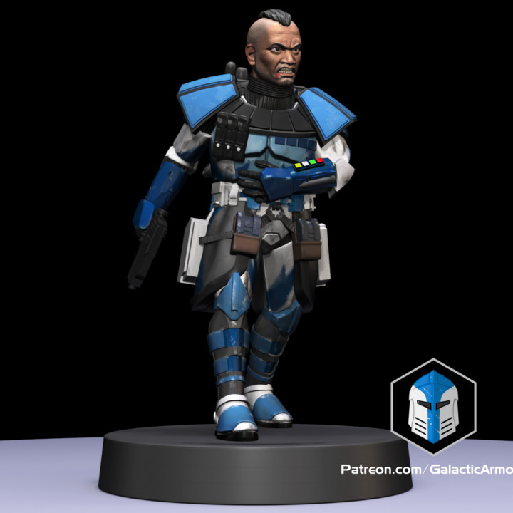 3D Printable ARC Trooper Clone Miniatures by Galactic Armory