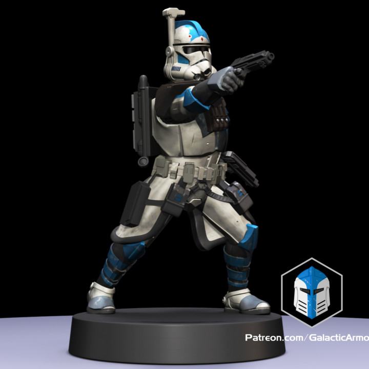 3D Printable ARC Trooper Clone Miniatures by Galactic Armory