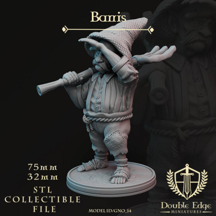 3D Printable Barris by Double Edge Miniatures