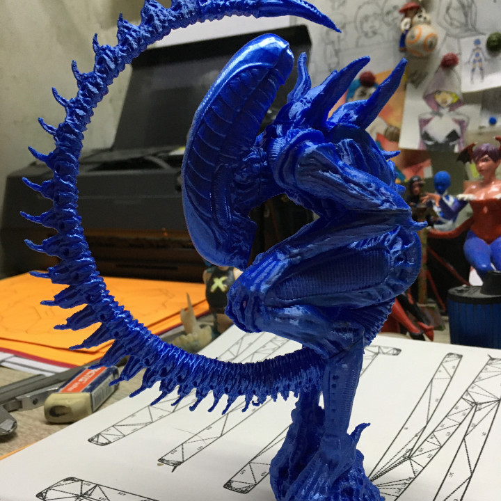 3D Printable alien by the_sui_dream