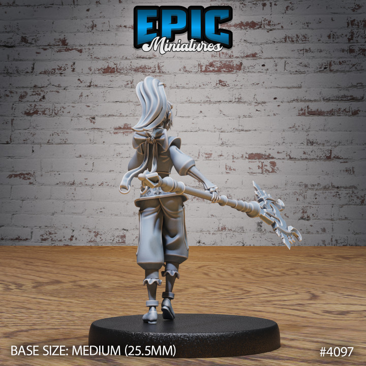 3D Printable Elf Sorceress Set / Elvish Worker / Elven Wizard ...