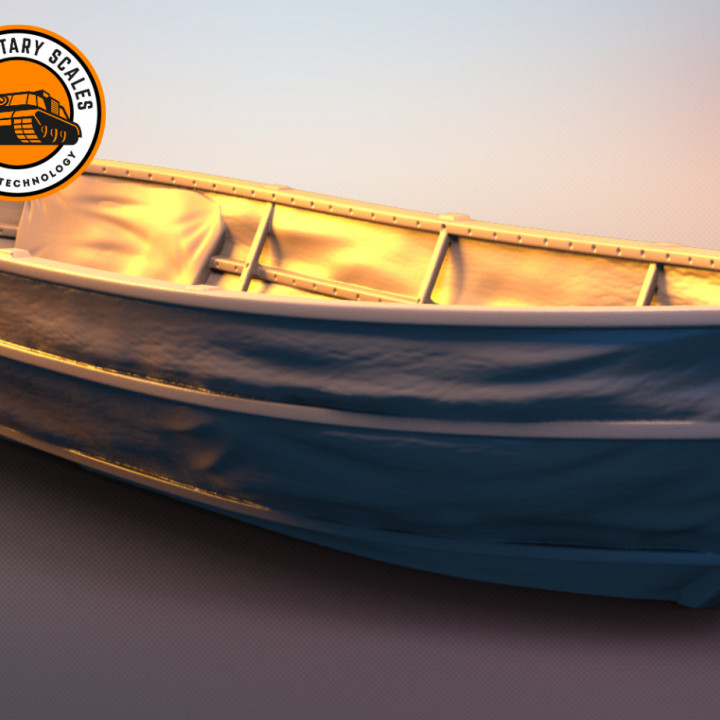 3D Printable Goatley boat by MilitaryScales