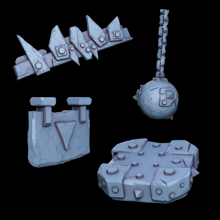 Descargar Kitbash Vol.1/2/3 Ork/120 Unique pieces de WarZone Miniature