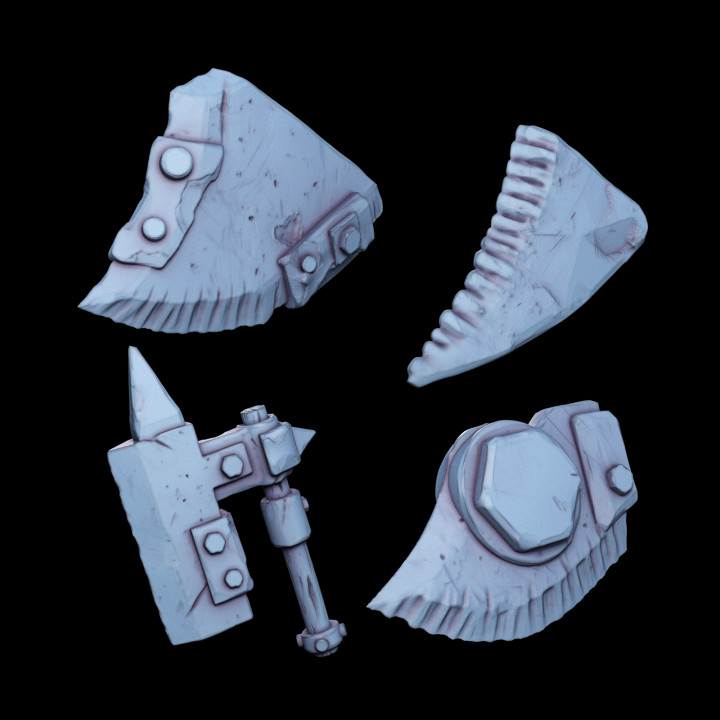 Descargar Kitbash Vol.1/2/3 Ork/120 Unique pieces de WarZone Miniature