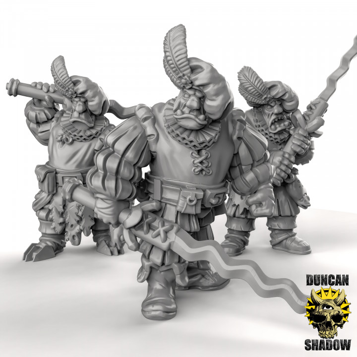 3D Printable Empire Ogres with Great Weapons (Pre Supported) by Duncan ...