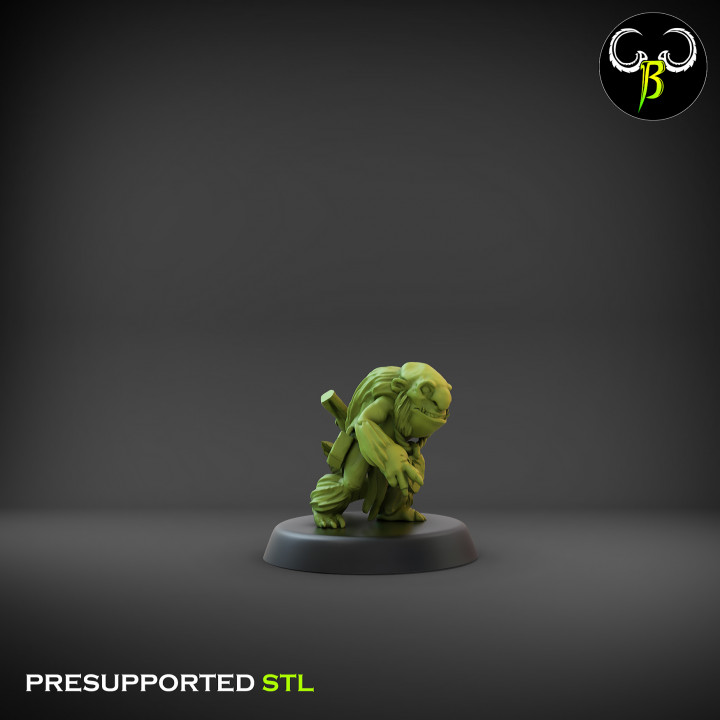 3D Printable Rune Trogg Squad by ClayBeastCreation