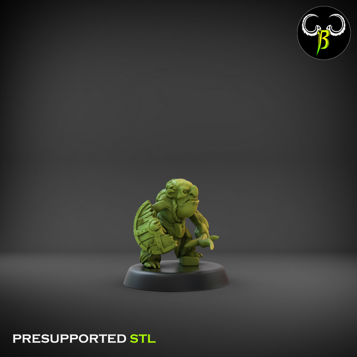 3D Printable Rune Trogg Set B by ClayBeastCreation