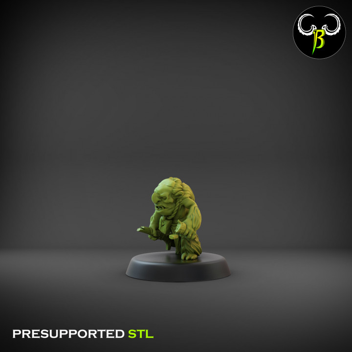 3D Printable Rune Trogg Set C by ClayBeastCreation